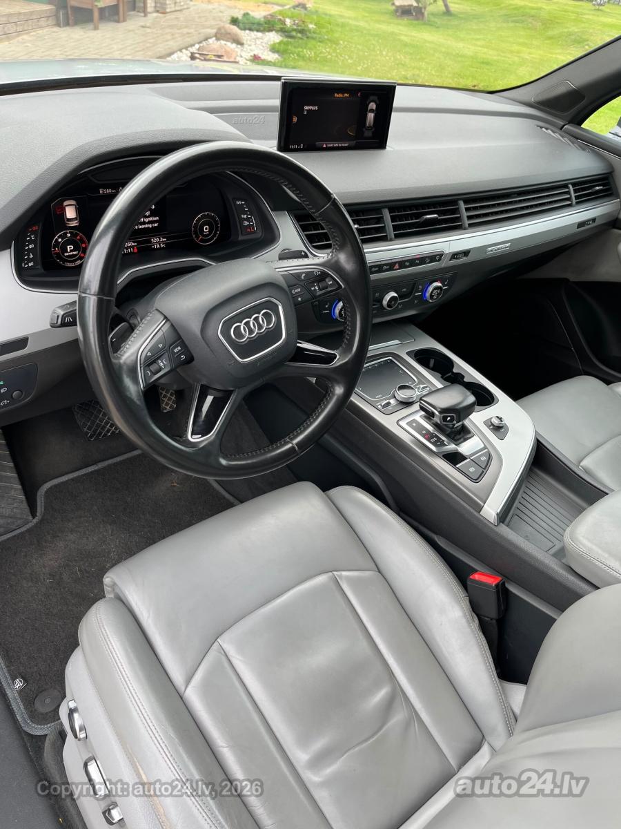 Pelēks Audi Q7 2015 Tallina, ar dzinēja tilpumu 3.00 L un nobraukumu 265 tūkst. km par 23000 €, foto 7 vietnē AUTOMOTO.COM.LV
