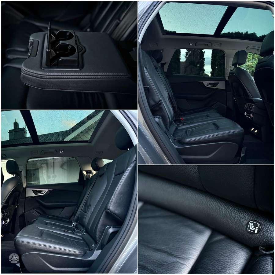 Grey Audi Q7 2015 in Kaunas, with an engine capacity of 3.00 L and mileage of 300 thousand km for 15850 €, photo 25 on AUTOMOTO.COM.LV