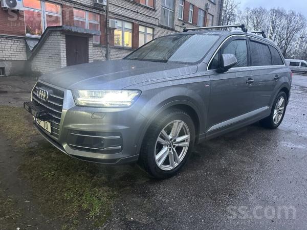 Pelēks Audi Q7 2016 Rīga, ar dzinēja tilpumu 3.00 L un nobraukumu 147 tūkst. km par 33500 €, foto 1 vietnē AUTOMOTO.COM.LV