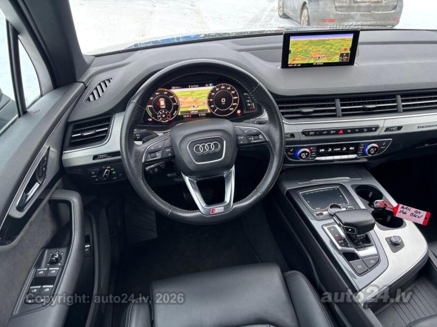Grey Audi Q7 2016 in Paide, with an engine capacity of 3.00 L and mileage of 204 thousand km for 25990 €, photo 11 on AUTOMOTO.COM.LV