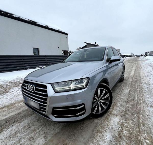 Pelēks Audi Q7 2016 Viļņa, ar dzinēja tilpumu 3.00 L un nobraukumu 280 tūkst. km par 21500 €, foto 1 vietnē AUTOMOTO.COM.LV