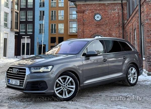 Grey Audi Q7 2016 in Tallinn, with an engine capacity of 3.00 L and mileage of 209 thousand km for 25900 €, photo 3 on AUTOMOTO.COM.LV