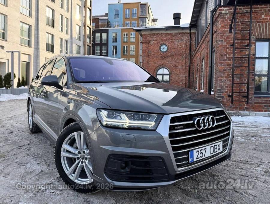 Pelēks Audi Q7 2016 Tallina, ar dzinēja tilpumu 3.00 L un nobraukumu 209 tūkst. km par 25900 €, foto 5 vietnē AUTOMOTO.COM.LV