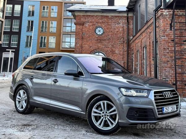 Grey Audi Q7 2016 in Tallinn, with an engine capacity of 3.00 L and mileage of 209 thousand km for 25900 €, photo 7 on AUTOMOTO.COM.LV