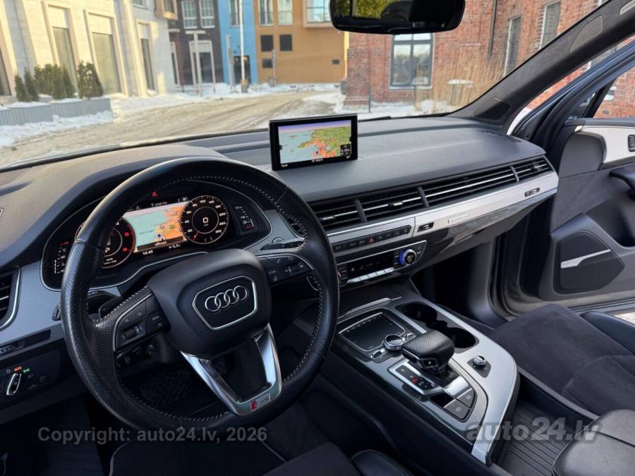 Pelēks Audi Q7 2016 Tallina, ar dzinēja tilpumu 3.00 L un nobraukumu 209 tūkst. km par 25900 €, foto 18 vietnē AUTOMOTO.COM.LV