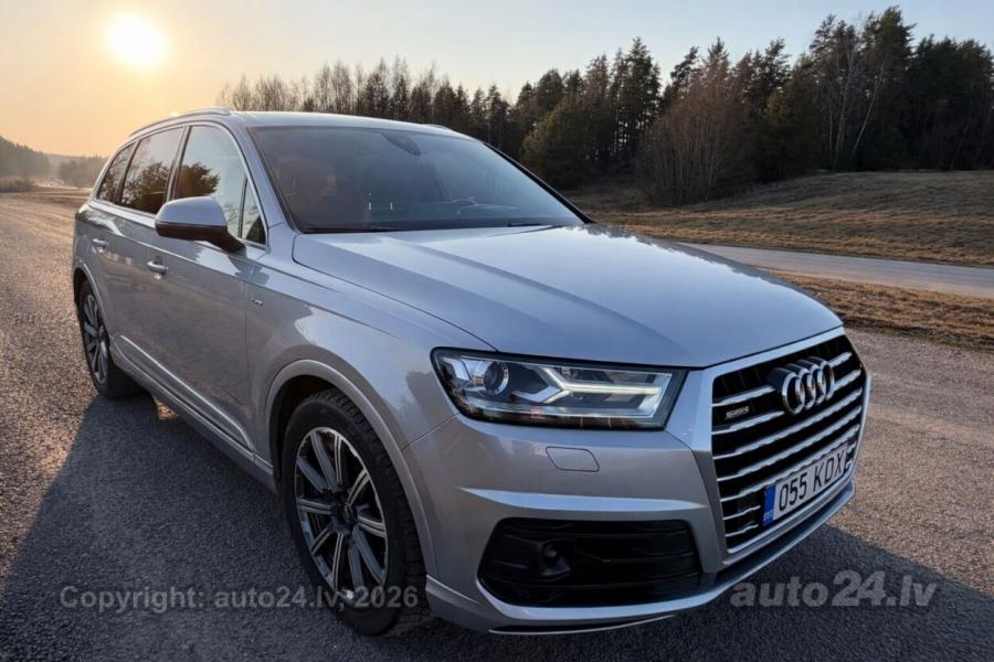 Pelēks Audi Q7 2016 Tartu, ar dzinēja tilpumu 3.00 L un nobraukumu 162 tūkst. km par 36900 €, foto 1 vietnē AUTOMOTO.COM.LV