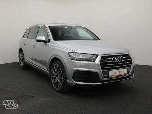 Grey Audi Q7 2016 in Vilnius, with an engine capacity of 3.00 L and mileage of 221 thousand km for 25999 €, photo 11 on AUTOMOTO.COM.LV