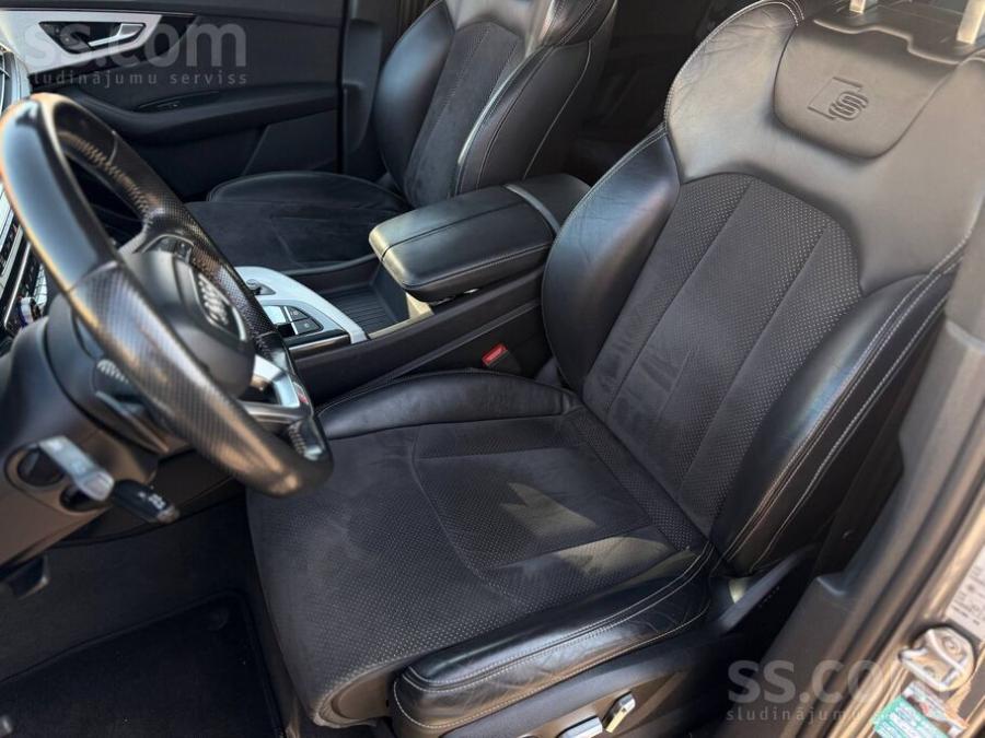 Grey Audi Q7 2016 in Daugavpils, with an engine capacity of 3.00 L and mileage of 241 thousand km for 23900 €, photo 18 on AUTOMOTO.COM.LV