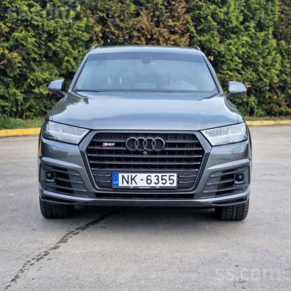 Grey Audi Q7 2016 in Riga, with an engine capacity of 4.00 L and mileage of 0 thousand km for 29000 €, photo 2 on AUTOMOTO.COM.LV