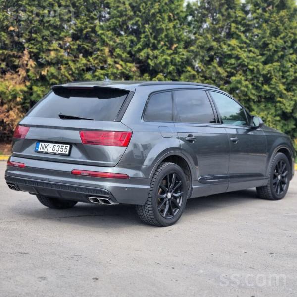 Grey Audi Q7 2016 in Riga, with an engine capacity of 4.00 L and mileage of 0 thousand km for 29000 €, photo 6 on AUTOMOTO.COM.LV