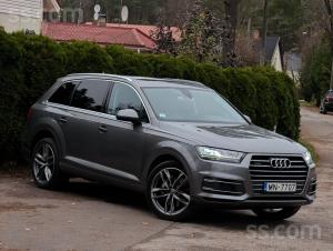 Grey Audi Q7 2016 in Jurmala, with an engine capacity of 3.00 L and mileage of 0 thousand km for 20000 €, photo 3 on AUTOMOTO.COM.LV