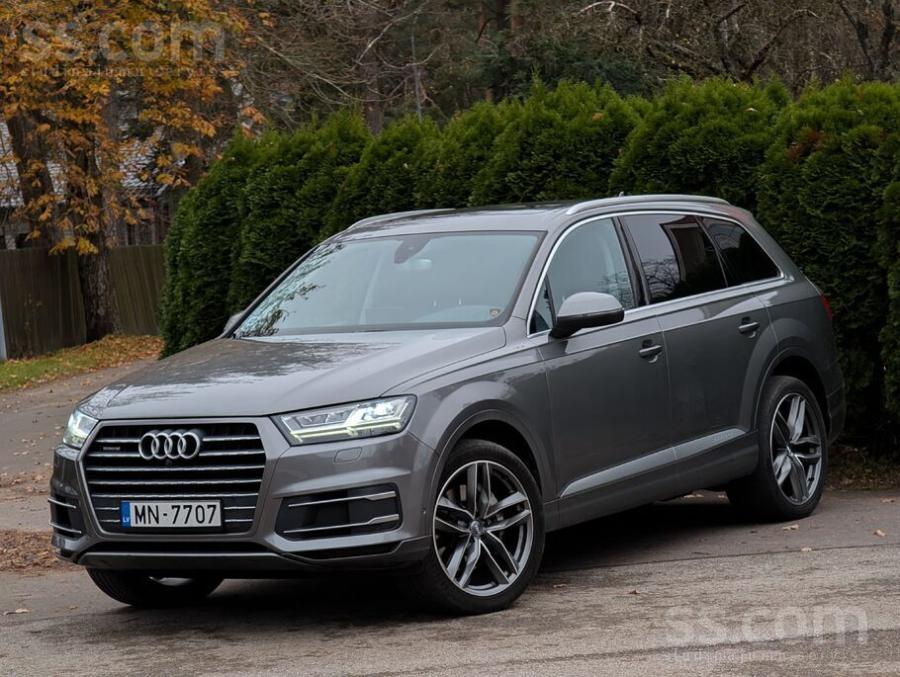 Grey Audi Q7 2016 in Jurmala, with an engine capacity of 3.00 L and mileage of 0 thousand km for 20000 €, photo 5 on AUTOMOTO.COM.LV