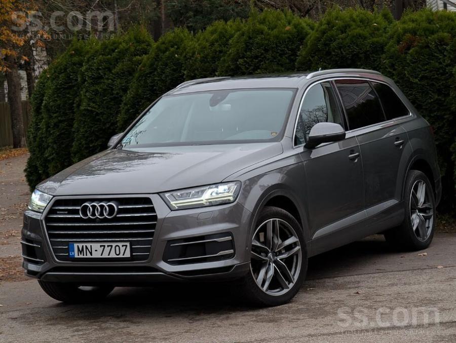 Grey Audi Q7 2016 in Jurmala, with an engine capacity of 3.00 L and mileage of 0 thousand km for 20000 €, photo 6 on AUTOMOTO.COM.LV