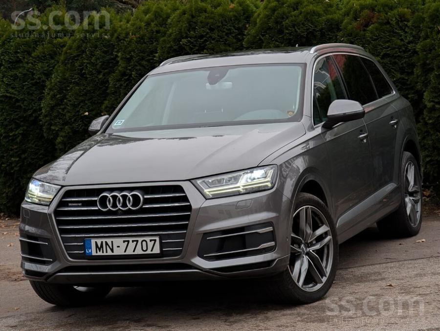 Grey Audi Q7 2016 in Jurmala, with an engine capacity of 3.00 L and mileage of 0 thousand km for 20000 €, photo 7 on AUTOMOTO.COM.LV