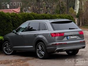 Grey Audi Q7 2016 in Jurmala, with an engine capacity of 3.00 L and mileage of 0 thousand km for 20000 €, photo 8 on AUTOMOTO.COM.LV