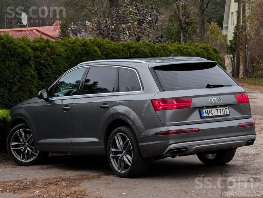 Grey Audi Q7 2016 in Jurmala, with an engine capacity of 3.00 L and mileage of 0 thousand km for 20000 €, photo 8 on AUTOMOTO.COM.LV