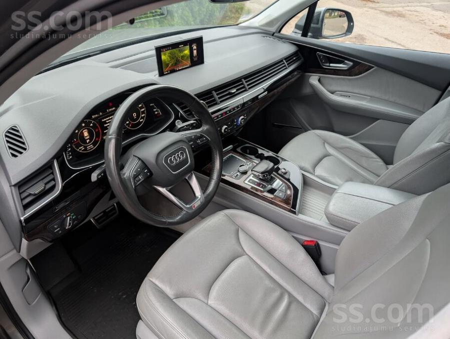 Grey Audi Q7 2016 in Jurmala, with an engine capacity of 3.00 L and mileage of 0 thousand km for 20000 €, photo 14 on AUTOMOTO.COM.LV