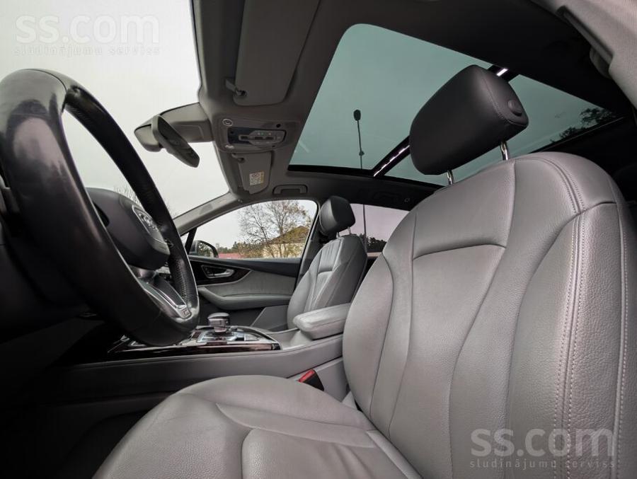 Grey Audi Q7 2016 in Jurmala, with an engine capacity of 3.00 L and mileage of 0 thousand km for 20000 €, photo 15 on AUTOMOTO.COM.LV