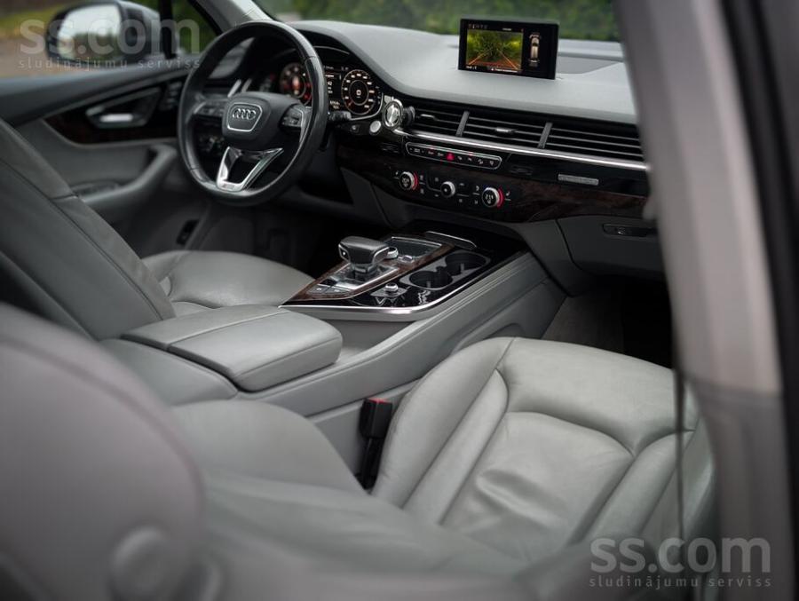Grey Audi Q7 2016 in Jurmala, with an engine capacity of 3.00 L and mileage of 0 thousand km for 20000 €, photo 19 on AUTOMOTO.COM.LV