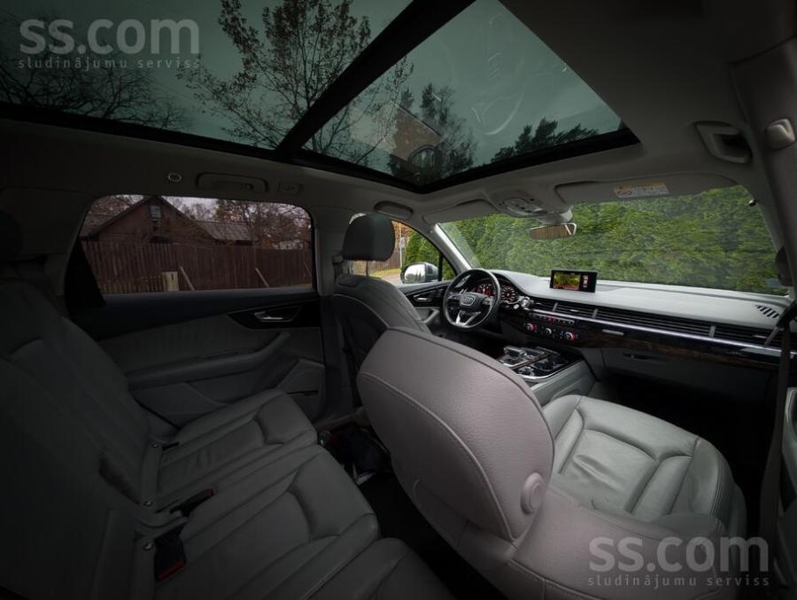 Grey Audi Q7 2016 in Jurmala, with an engine capacity of 3.00 L and mileage of 0 thousand km for 20000 €, photo 20 on AUTOMOTO.COM.LV