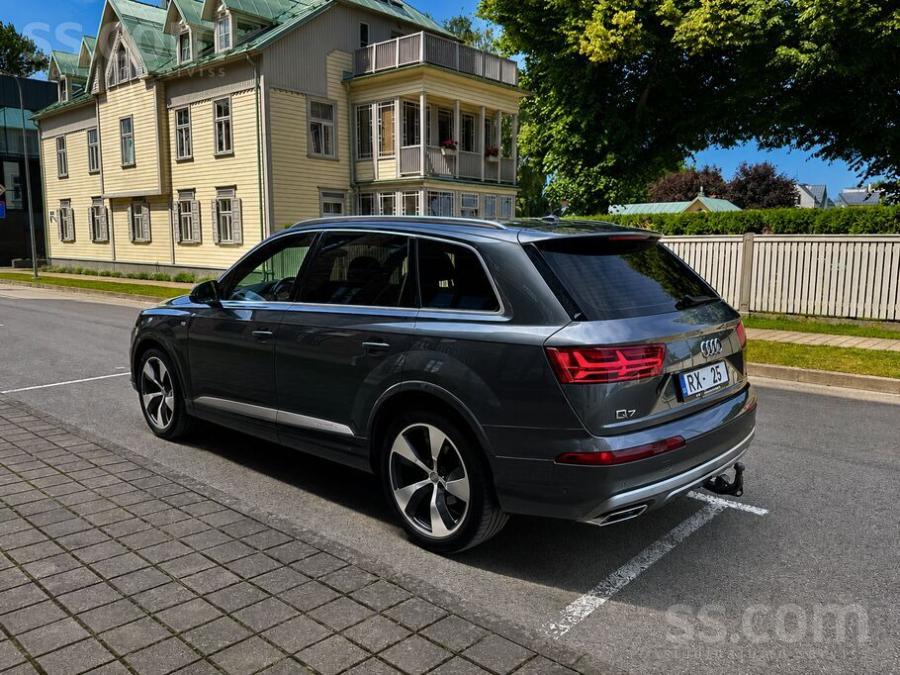 Pelēks Audi Q7 2016 Rīga, ar dzinēja tilpumu 3.00 L un nobraukumu 275 tūkst. km par 24500 €, foto 14 vietnē AUTOMOTO.COM.LV