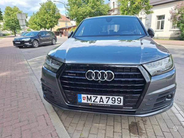 Pelēks Audi Q7 2016 Raseiniai, ar dzinēja tilpumu 2.97 L un nobraukumu 156 tūkst. km par 34000 €, foto 2 vietnē AUTOMOTO.COM.LV