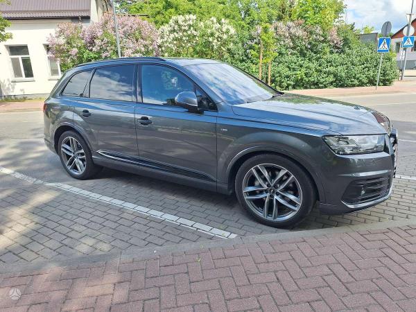 Pelēks Audi Q7 2016 Raseiniai, ar dzinēja tilpumu 2.97 L un nobraukumu 156 tūkst. km par 34000 €, foto 6 vietnē AUTOMOTO.COM.LV