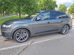 Grey Audi Q7 2016 in Raseiniai, with an engine capacity of 2.97 L and mileage of 156 thousand km for 34000 €, photo 4 on AUTOMOTO.COM.LV