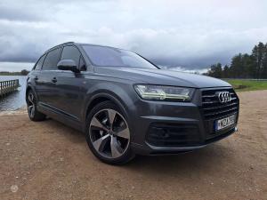Grey Audi Q7 2016 in Raseiniai, with an engine capacity of 2.97 L and mileage of 156 thousand km for 34000 €, photo 18 on AUTOMOTO.COM.LV