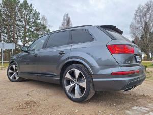 Grey Audi Q7 2016 in Raseiniai, with an engine capacity of 2.97 L and mileage of 156 thousand km for 34000 €, photo 19 on AUTOMOTO.COM.LV