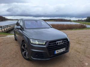 Grey Audi Q7 2016 in Raseiniai, with an engine capacity of 2.97 L and mileage of 156 thousand km for 34000 €, photo 22 on AUTOMOTO.COM.LV