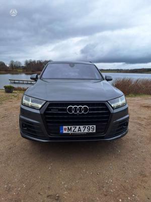 Grey Audi Q7 2016 in Raseiniai, with an engine capacity of 2.97 L and mileage of 156 thousand km for 34000 €, photo 24 on AUTOMOTO.COM.LV