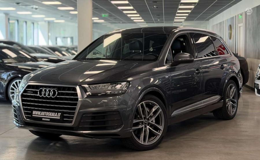 Pelēks Audi Q7 2016 Klaipėda, ar dzinēja tilpumu 2.97 L un nobraukumu 275 tūkst. km par 23950 €, foto 28 vietnē AUTOMOTO.COM.LV