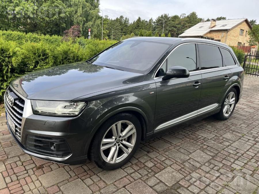 Pelēks Audi Q7 2016 Rīga, ar dzinēja tilpumu 3.00 L un nobraukumu 260 tūkst. km par 18950 €, foto 3 vietnē AUTOMOTO.COM.LV