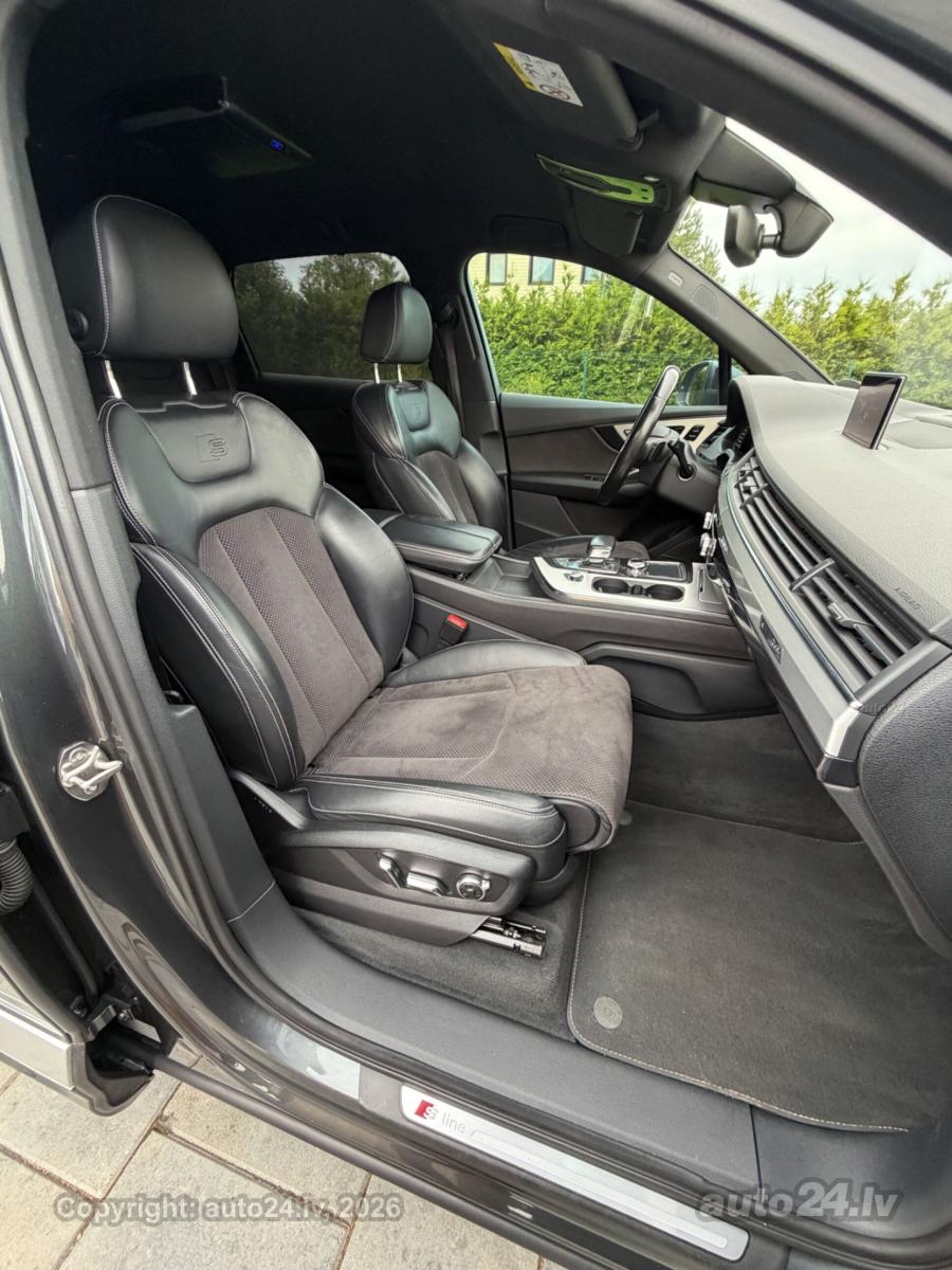 Grey Audi Q7 2016 in Tallinn, with an engine capacity of 3.00 L and mileage of 223 thousand km for 27499 €, photo 14 on AUTOMOTO.COM.LV