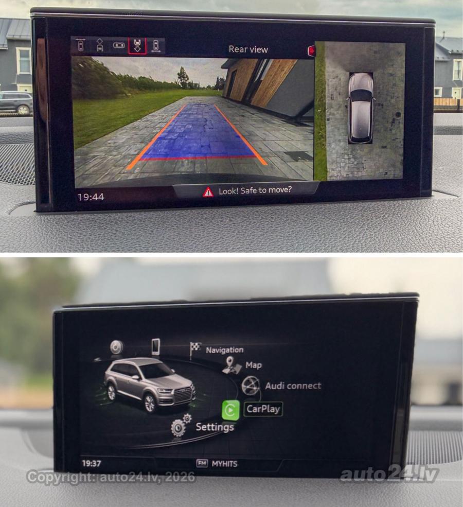 Grey Audi Q7 2016 in Tallinn, with an engine capacity of 3.00 L and mileage of 223 thousand km for 27499 €, photo 20 on AUTOMOTO.COM.LV