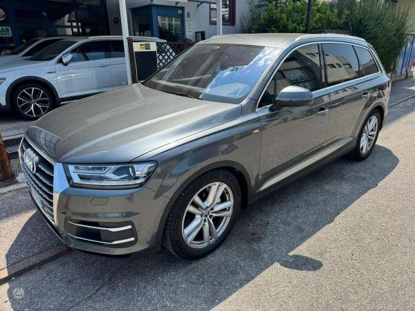 Pelēks Audi Q7 2016 Kauņa, ar dzinēja tilpumu 3.00 L un nobraukumu 218 tūkst. km par 21800 €, foto 1 vietnē AUTOMOTO.COM.LV
