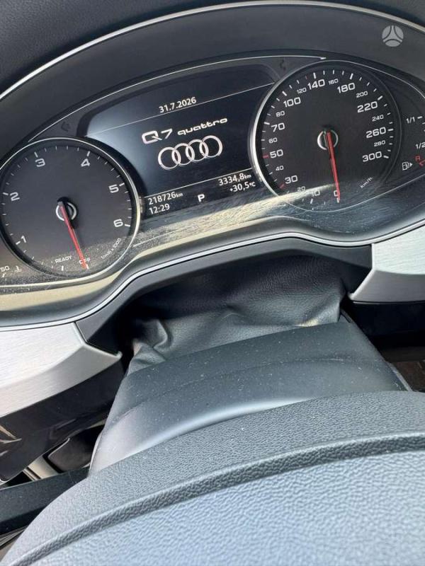 Pelēks Audi Q7 2016 Kauņa, ar dzinēja tilpumu 3.00 L un nobraukumu 218 tūkst. km par 21800 €, foto 8 vietnē AUTOMOTO.COM.LV