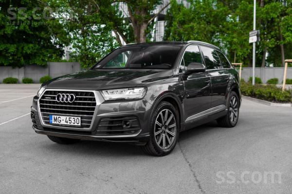 Pelēks Audi Q7 2016 Rīga, ar dzinēja tilpumu 3.00 L un nobraukumu 298 tūkst. km par 19200 €, foto 3 vietnē AUTOMOTO.COM.LV