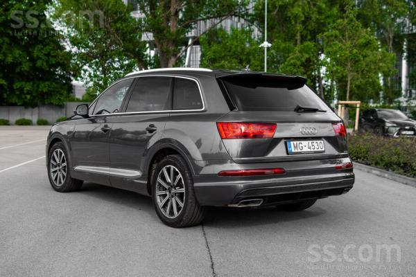 Pelēks Audi Q7 2016 Rīga, ar dzinēja tilpumu 3.00 L un nobraukumu 298 tūkst. km par 19200 €, foto 5 vietnē AUTOMOTO.COM.LV