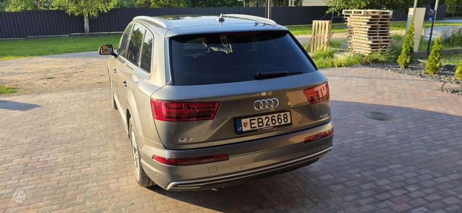 Pelēks Audi Q7 2016 Kauņa, ar dzinēja tilpumu 2.97 L un nobraukumu 274 tūkst. km par 25500 €, foto 5 vietnē AUTOMOTO.COM.LV