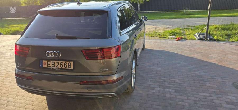 Pelēks Audi Q7 2016 Kauņa, ar dzinēja tilpumu 2.97 L un nobraukumu 274 tūkst. km par 25500 €, foto 6 vietnē AUTOMOTO.COM.LV