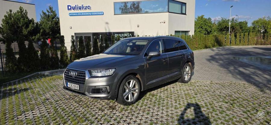 Pelēks Audi Q7 2016 Kauņa, ar dzinēja tilpumu 2.97 L un nobraukumu 274 tūkst. km par 25500 €, foto 7 vietnē AUTOMOTO.COM.LV