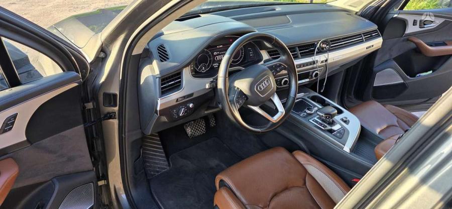 Pelēks Audi Q7 2016 Kauņa, ar dzinēja tilpumu 2.97 L un nobraukumu 274 tūkst. km par 25500 €, foto 13 vietnē AUTOMOTO.COM.LV