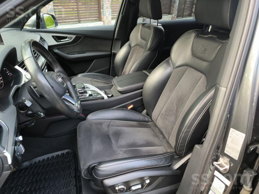 Grey Audi Q7 2016 in Ludza, with an engine capacity of 3.00 L and mileage of 187 thousand km for 28000 €, photo 14 on AUTOMOTO.COM.LV