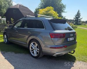 Grey Audi Q7 2016 in Riga, with an engine capacity of 3.00 L and mileage of 175 thousand km for 25500 €, photo 3 on AUTOMOTO.COM.LV