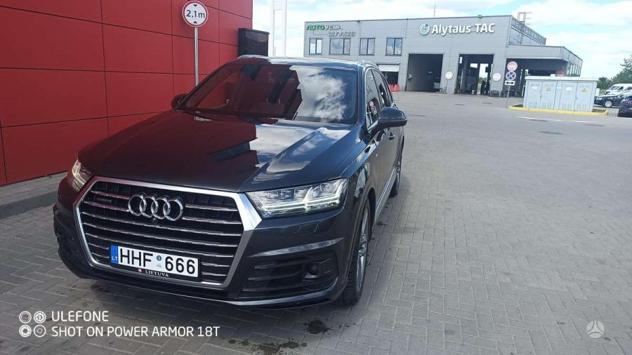 Pelēks Audi Q7 2016 Alīta, ar dzinēja tilpumu 2.97 L un nobraukumu 193 tūkst. km par 25500 €, foto 3 vietnē AUTOMOTO.COM.LV