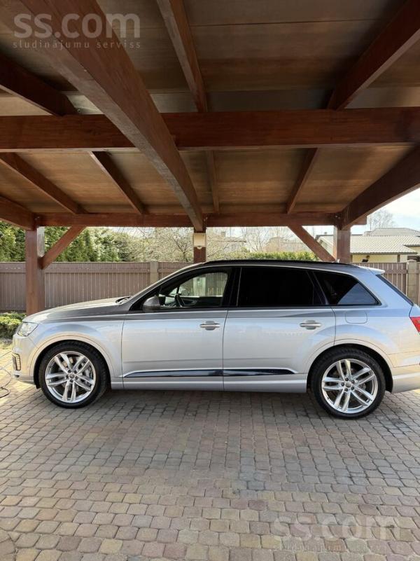 Pelēks Audi Q7 2016 Rīga, ar dzinēja tilpumu 3.00 L un nobraukumu 247 tūkst. km par 23500 €, foto 3 vietnē AUTOMOTO.COM.LV