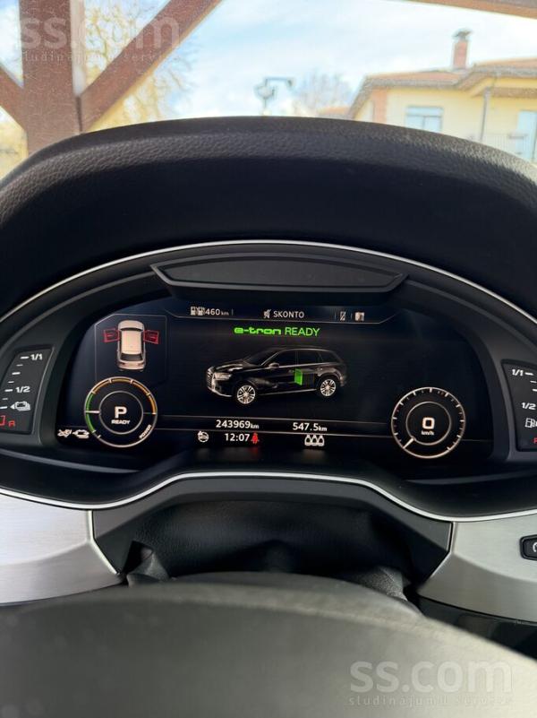 Pelēks Audi Q7 2016 Rīga, ar dzinēja tilpumu 3.00 L un nobraukumu 247 tūkst. km par 23500 €, foto 6 vietnē AUTOMOTO.COM.LV