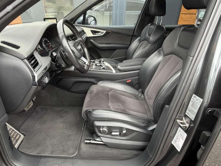 Grey Audi Q7 2016 in Kaunas, with an engine capacity of 3.00 L and mileage of 218 thousand km for 21800 €, photo 15 on AUTOMOTO.COM.LV